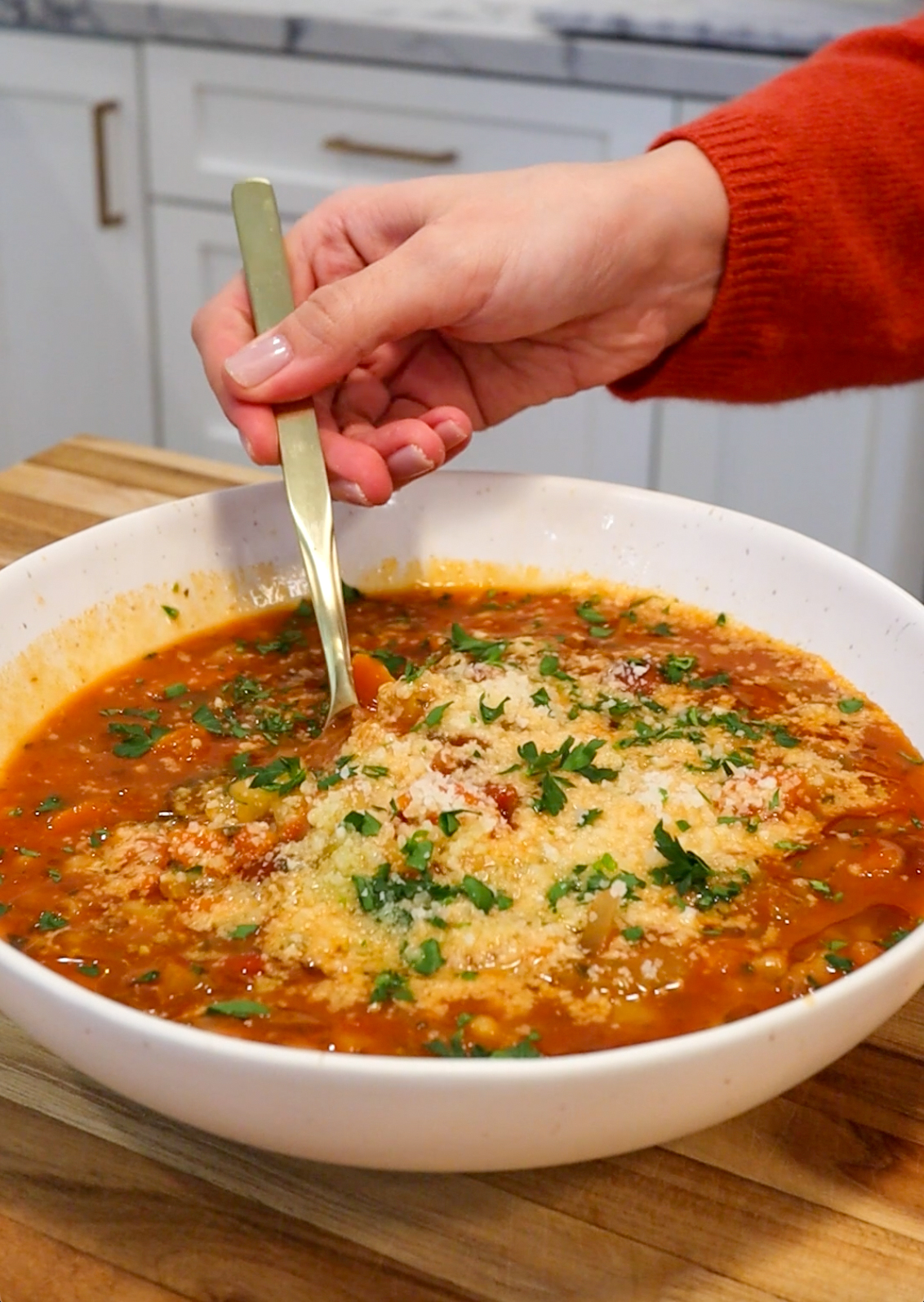 Viral Blue Zones Longevity Minestrone Soup