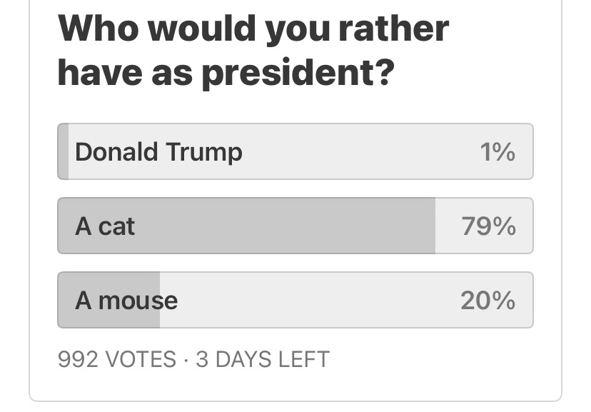 Andy Borowitz on Substack: "I launched a new poll today: