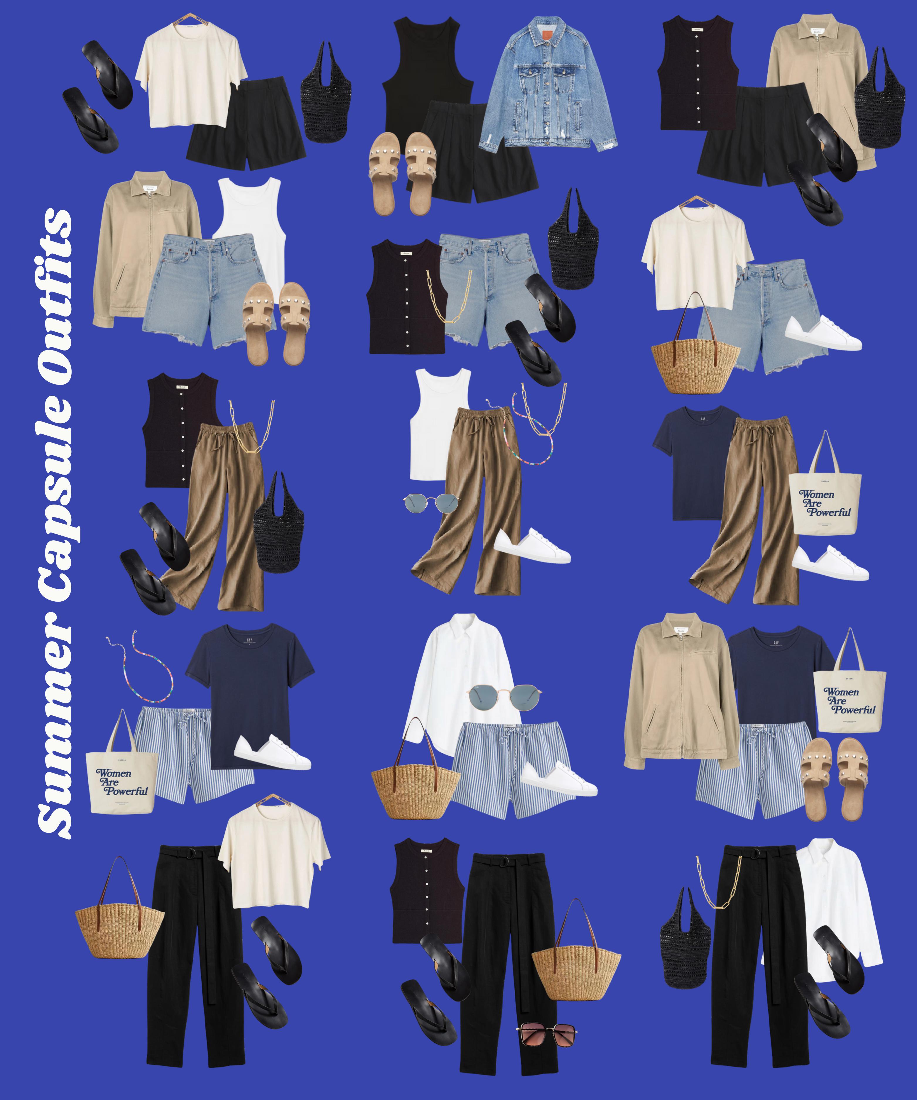 Your Complete Guide to a Easy Summer Capsule Wardrobe for Every Day