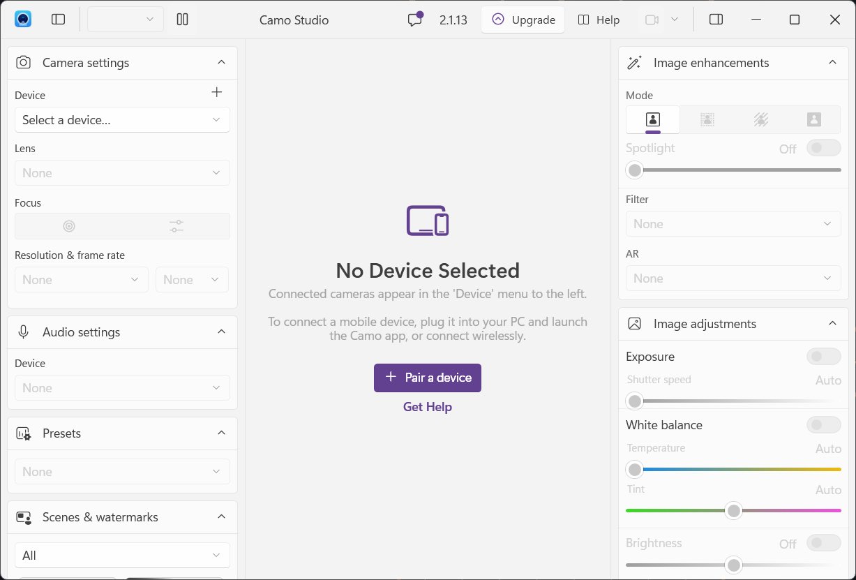 Use your Phone camera as a PC webcam for better quality