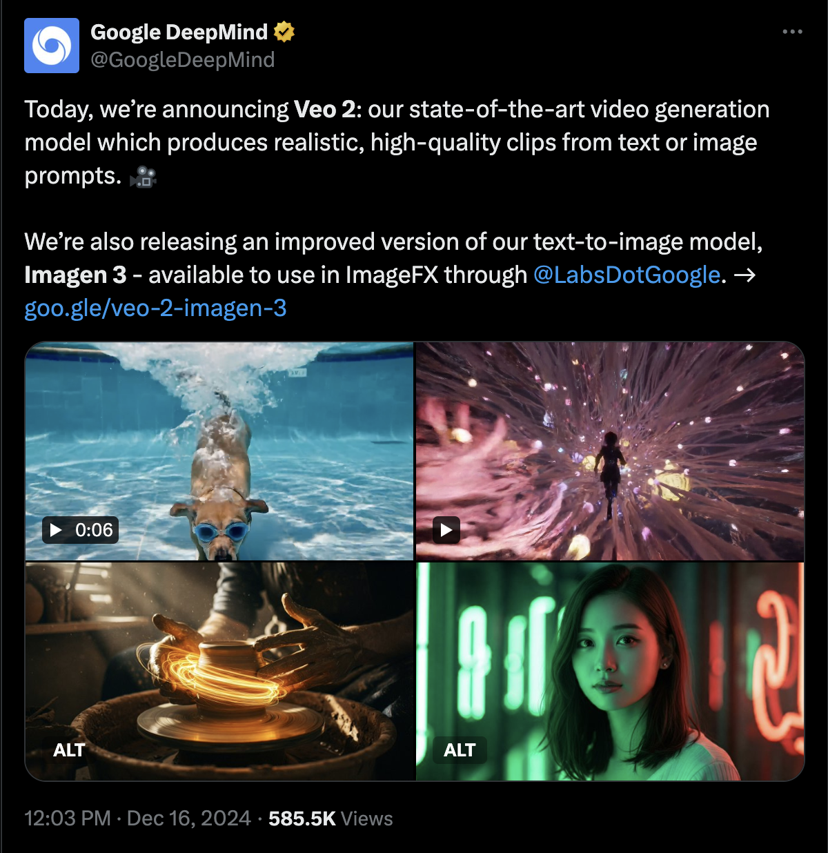 Google DeepMind Releases SOTA Video Model, OpenAI Brings AI-Powered Web ...