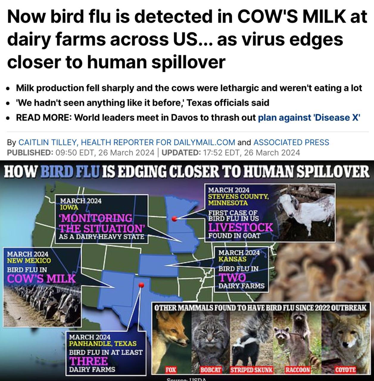The Straight Juice on Substack: "Bird Flu in Cow Milk - Time to Cull the Herd: Bird flu has all ...