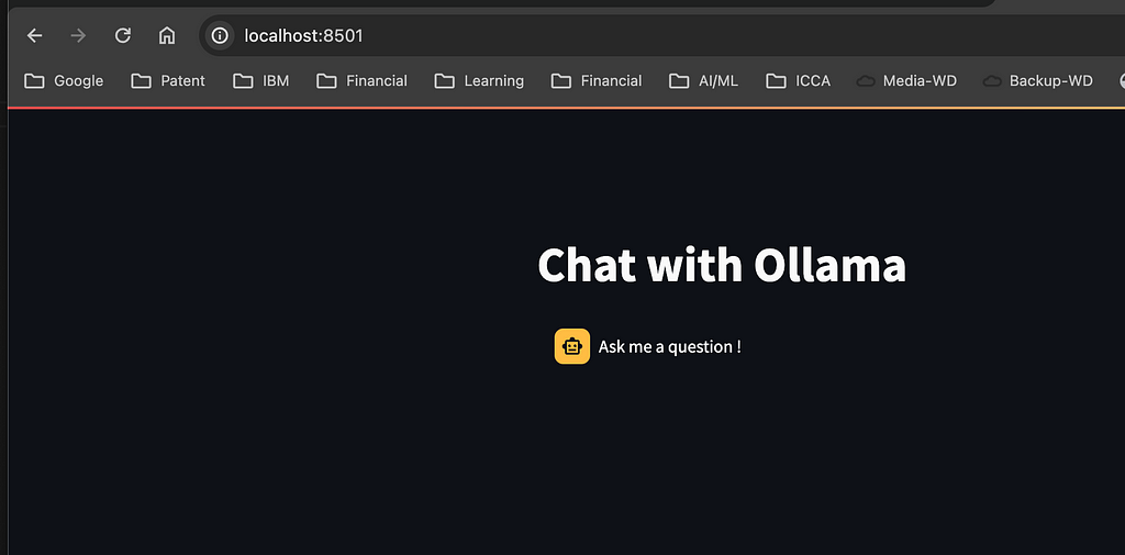 Ollama — Build a ChatBot with Langchain, Ollama & Deploy on Docker
