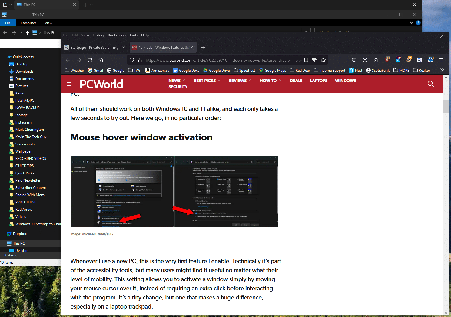 Quick Tip: Activate a Window Simply by Moving Your Mouse Cursor Over it (instead of needing to ...