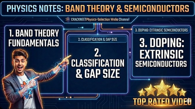 Class 12 Physics Notes: Band Theory & Semiconductors
