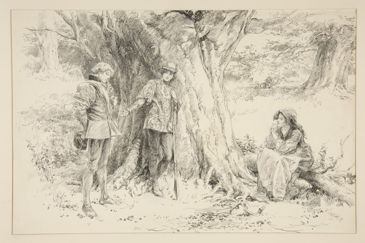 Edwin Austin Abbey - by James Gurney - Paint Here