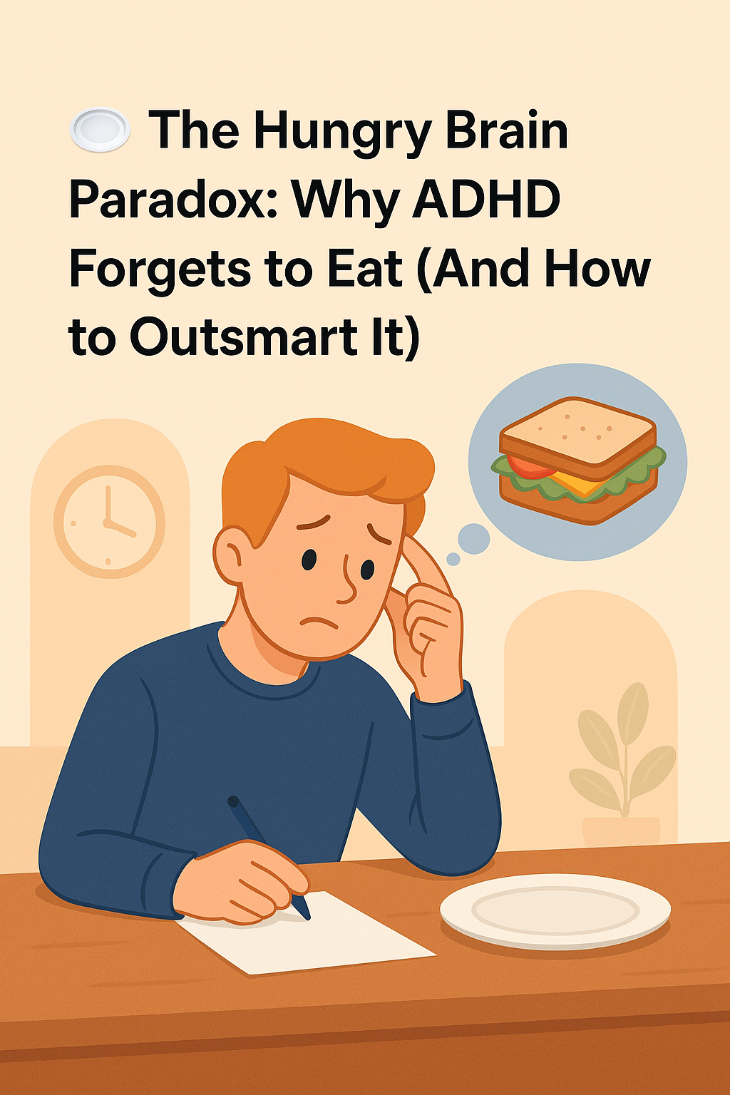 🍽️ The Hungry Brain Paradox: Why ADHD Forgets to Eat (And How to ...