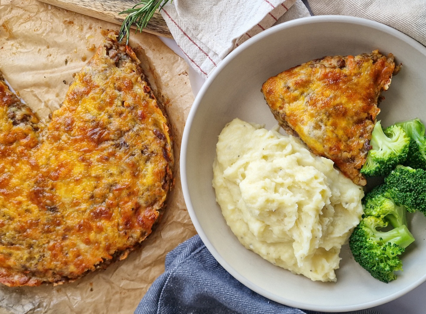 Tinned Cheesy Lentil Bake - Amy Sheppard Food