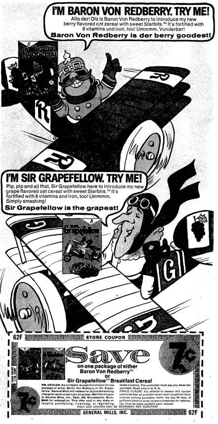 Do you remember Sir Grapefellow Cereal? - The Retroist