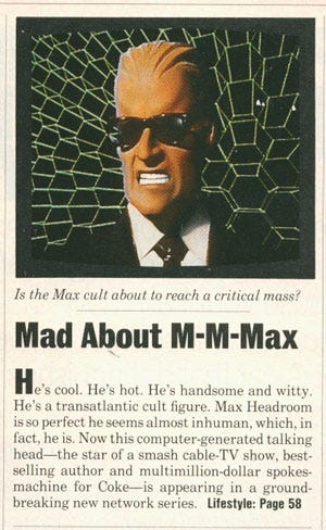 🧵 The Max Headroom Hijacking