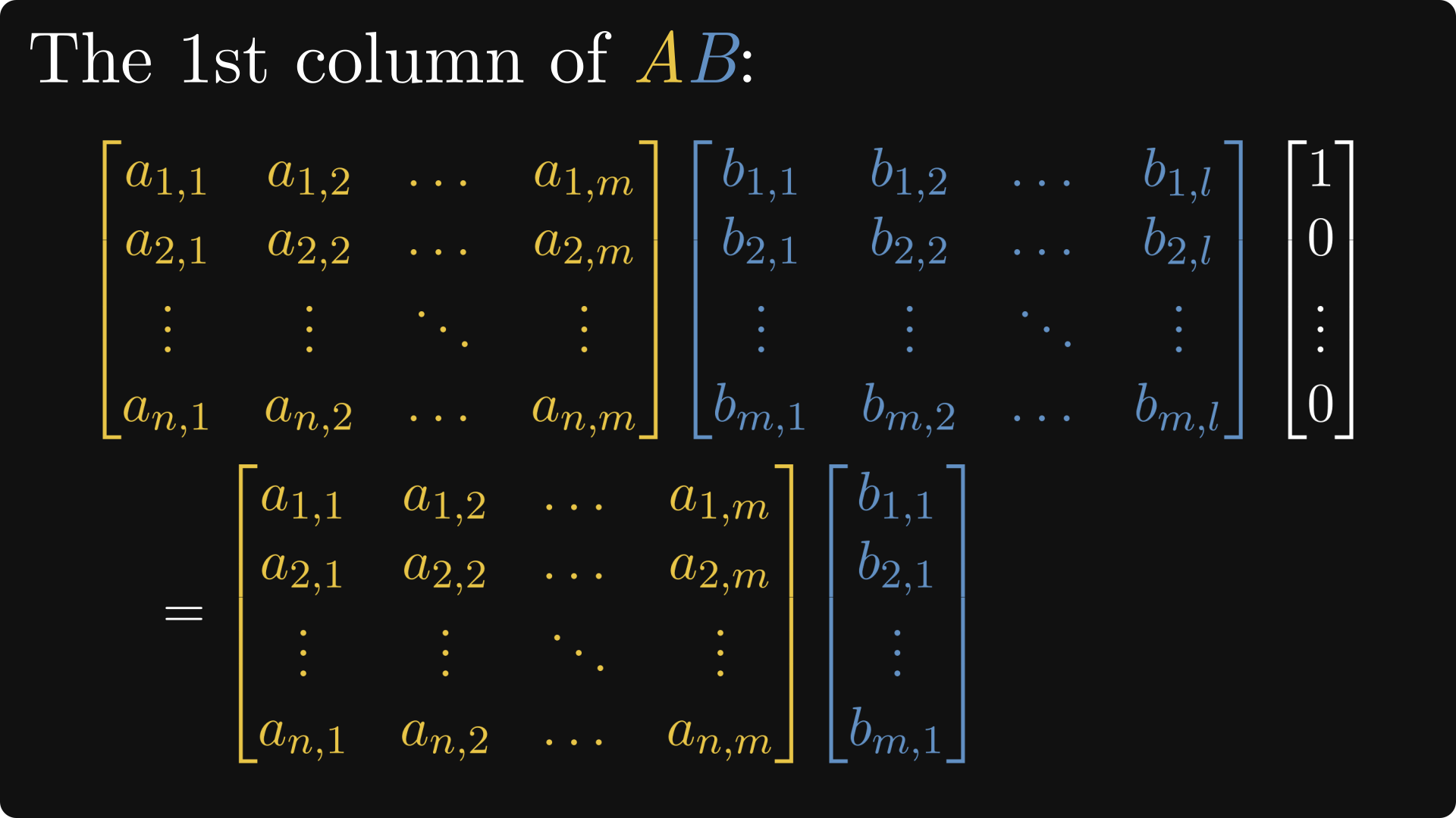 Epsilons No 2 Understanding Matrix Multiplication