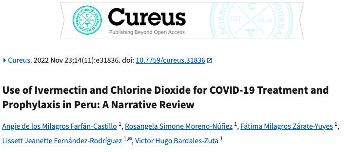 The Existing Evidence Base For Chlorine Dioxide In Treating Human Diseases
