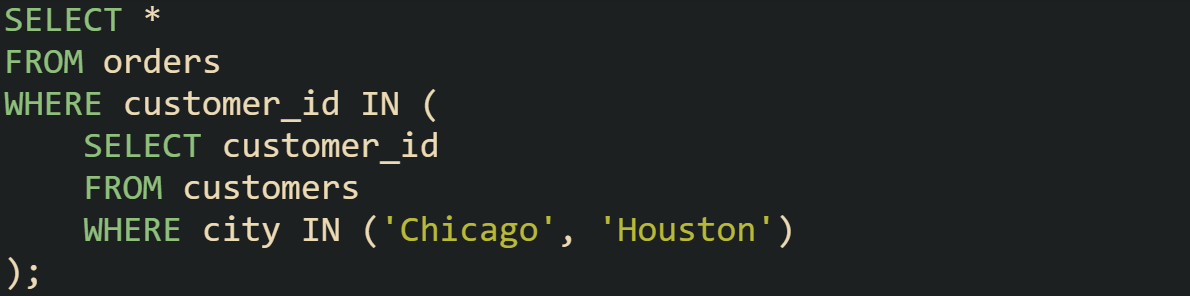 Using Subqueries Inside Select And Where