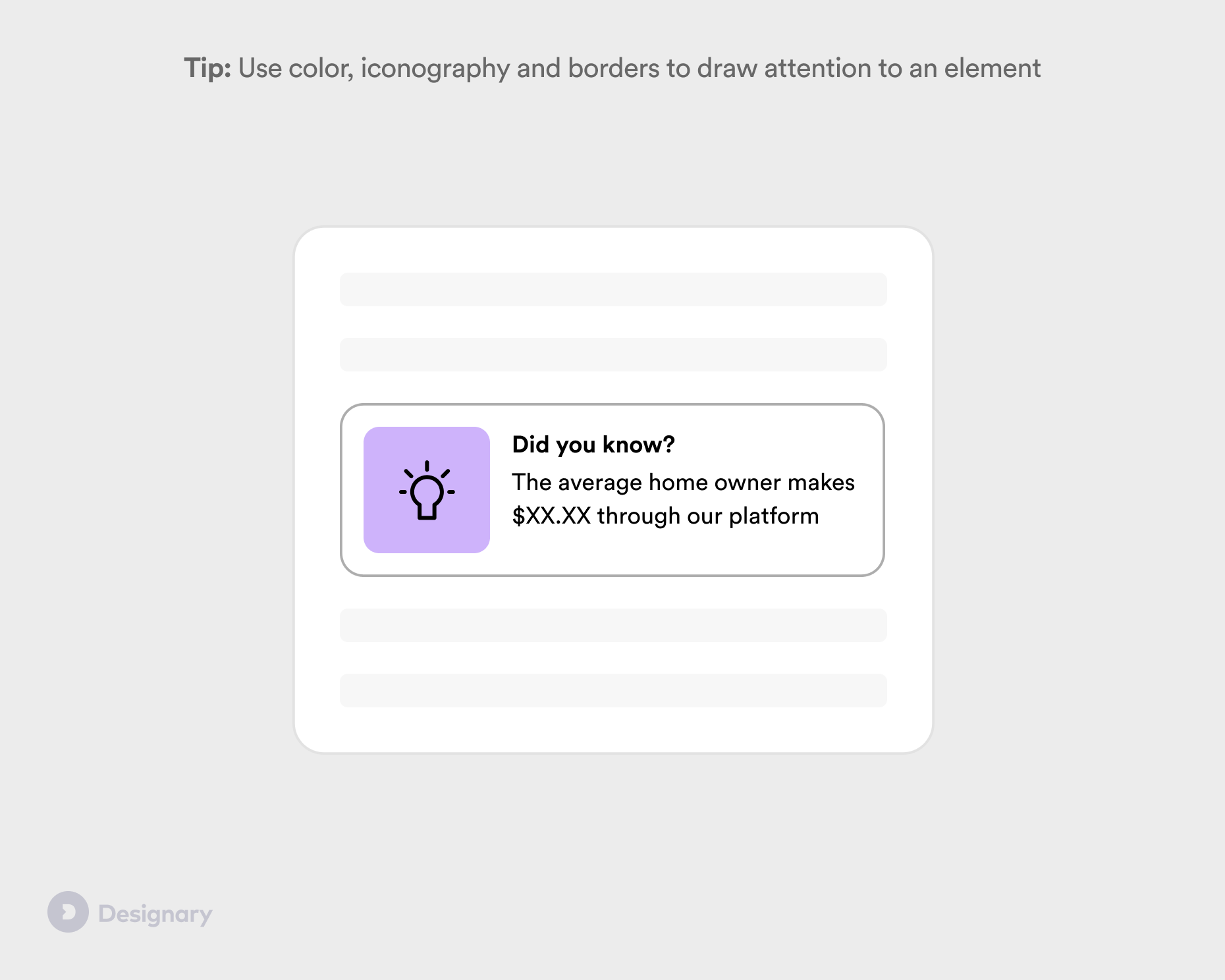 UX Tip #9: Sections, structure and visual hierarchy in UX