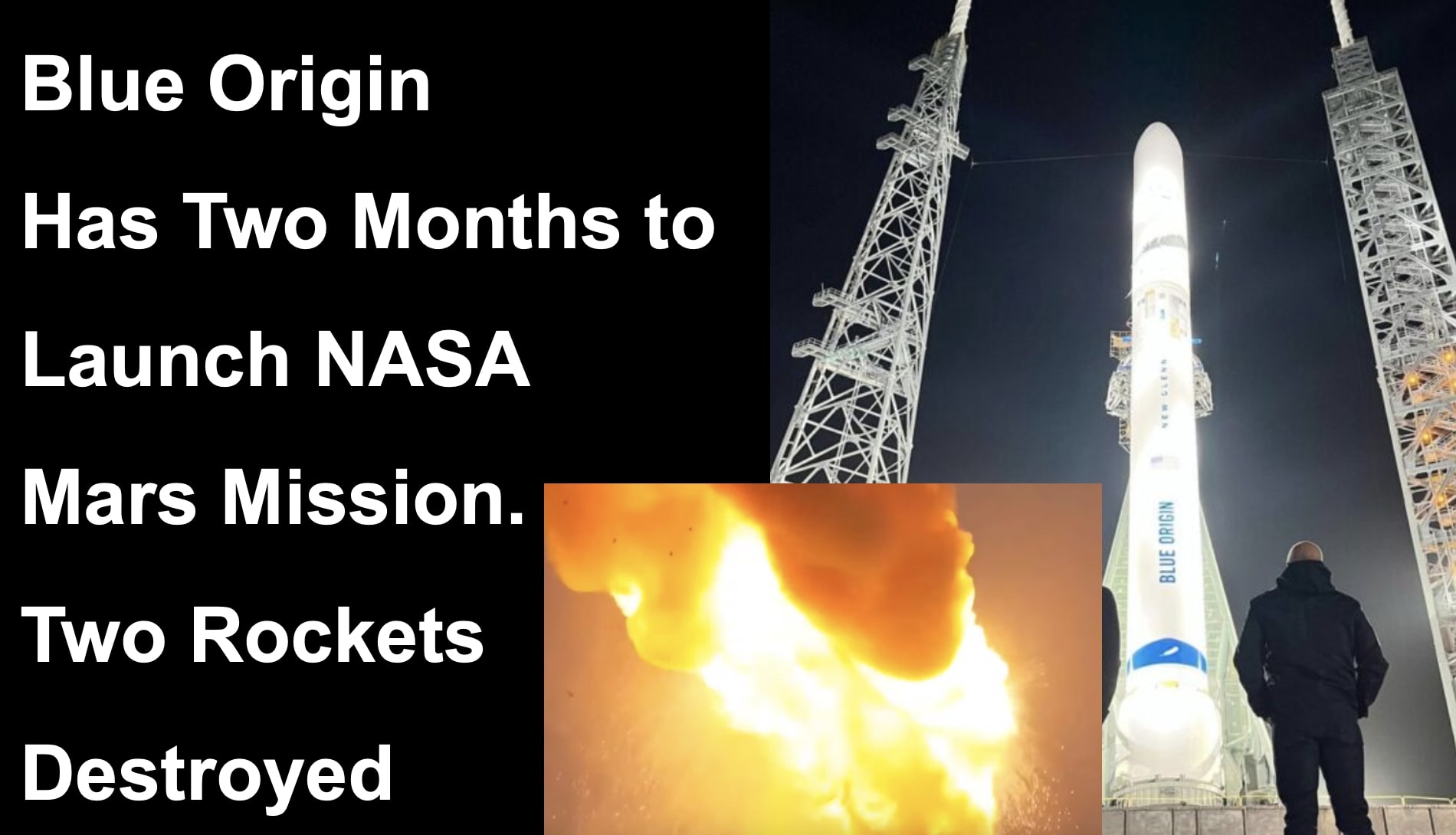 Blue Origin Rockets Crumple And Explode in Two Incidents