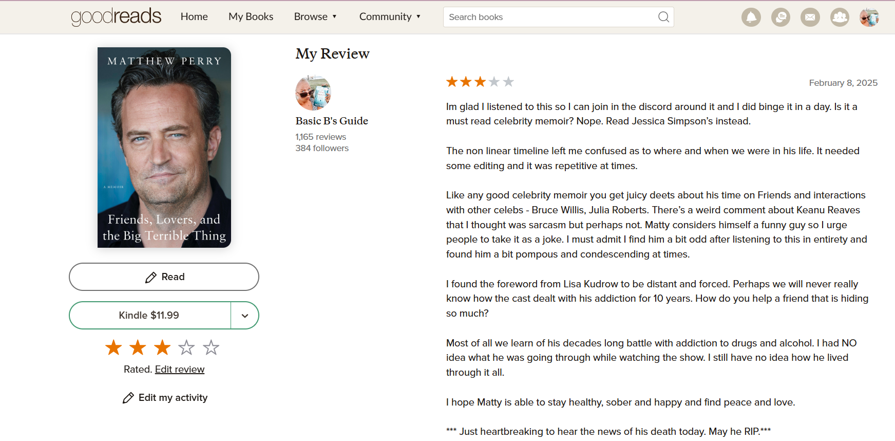 My Top 10 Most Popular Goodreads Reviews