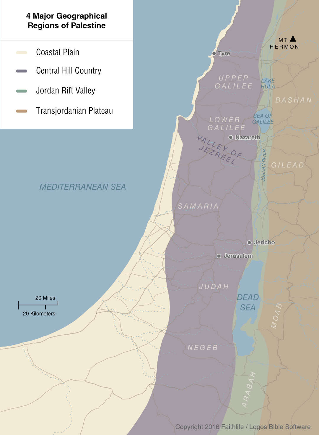 The Land of Palestine in the Time of Jesus - by Joey Norris