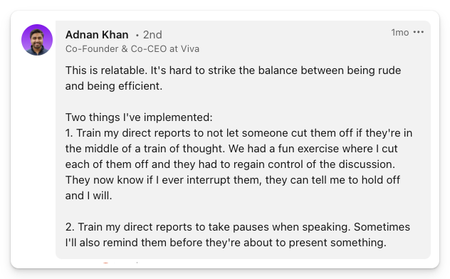 How to interrupt (and be interrupted) respectfully in the workplace