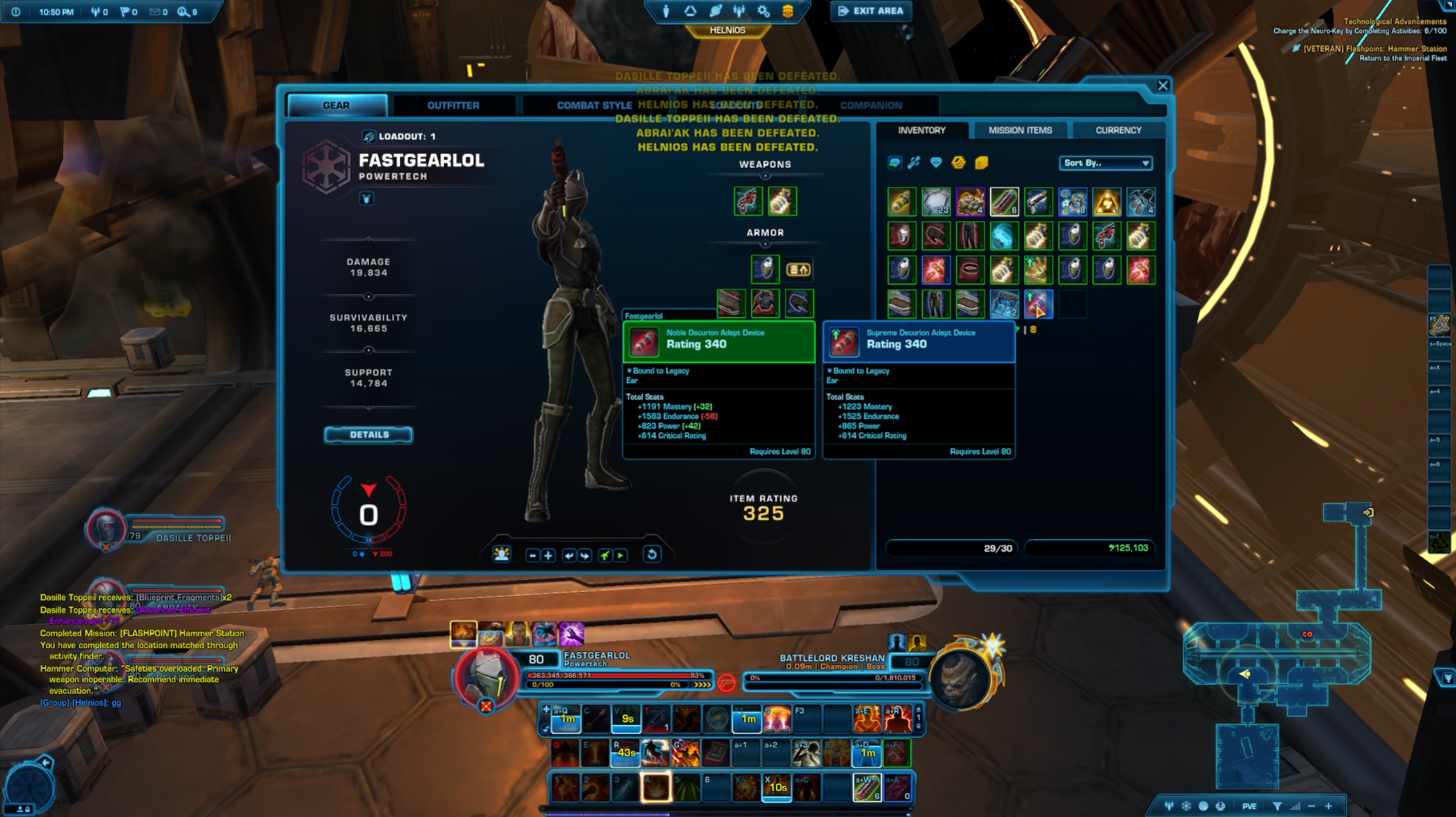 SWTOR 7.5 Gearing Guide: How to Unlock 340 Mods in 4 Hours