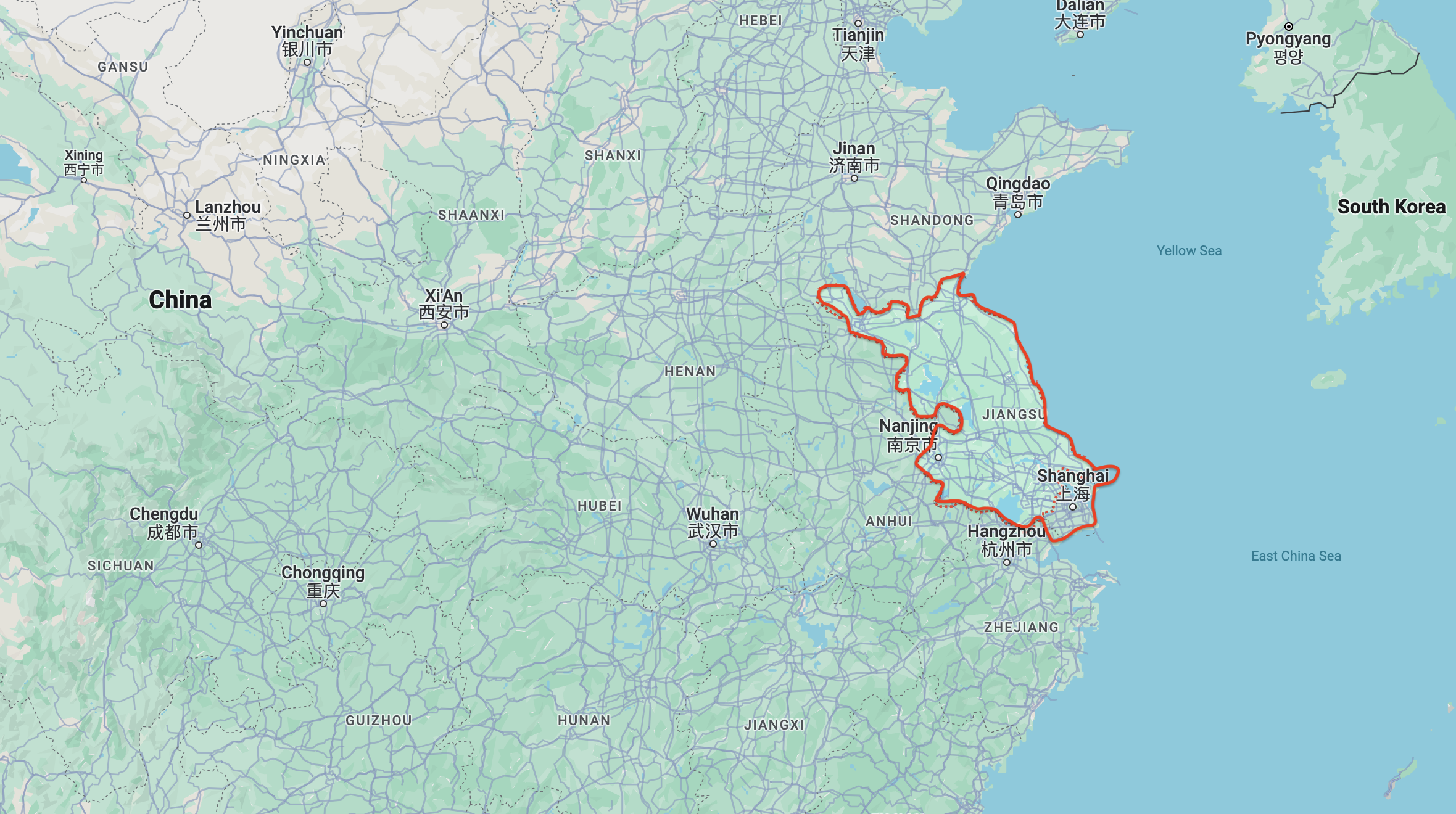 Jiangsu Province and Shanghai - by Mark Freeman