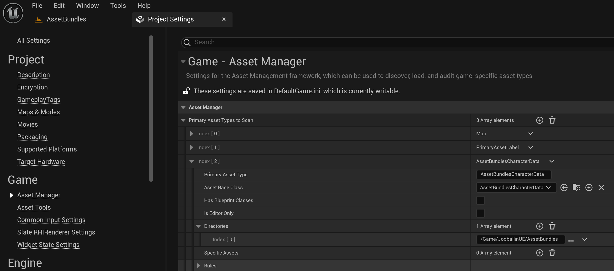 Unreal Engine - The Asset Manager, Primary Assets and Asset Bundles