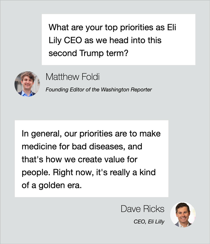 Eli Lilly CEO details the billions they’re investing in America, Tom ...