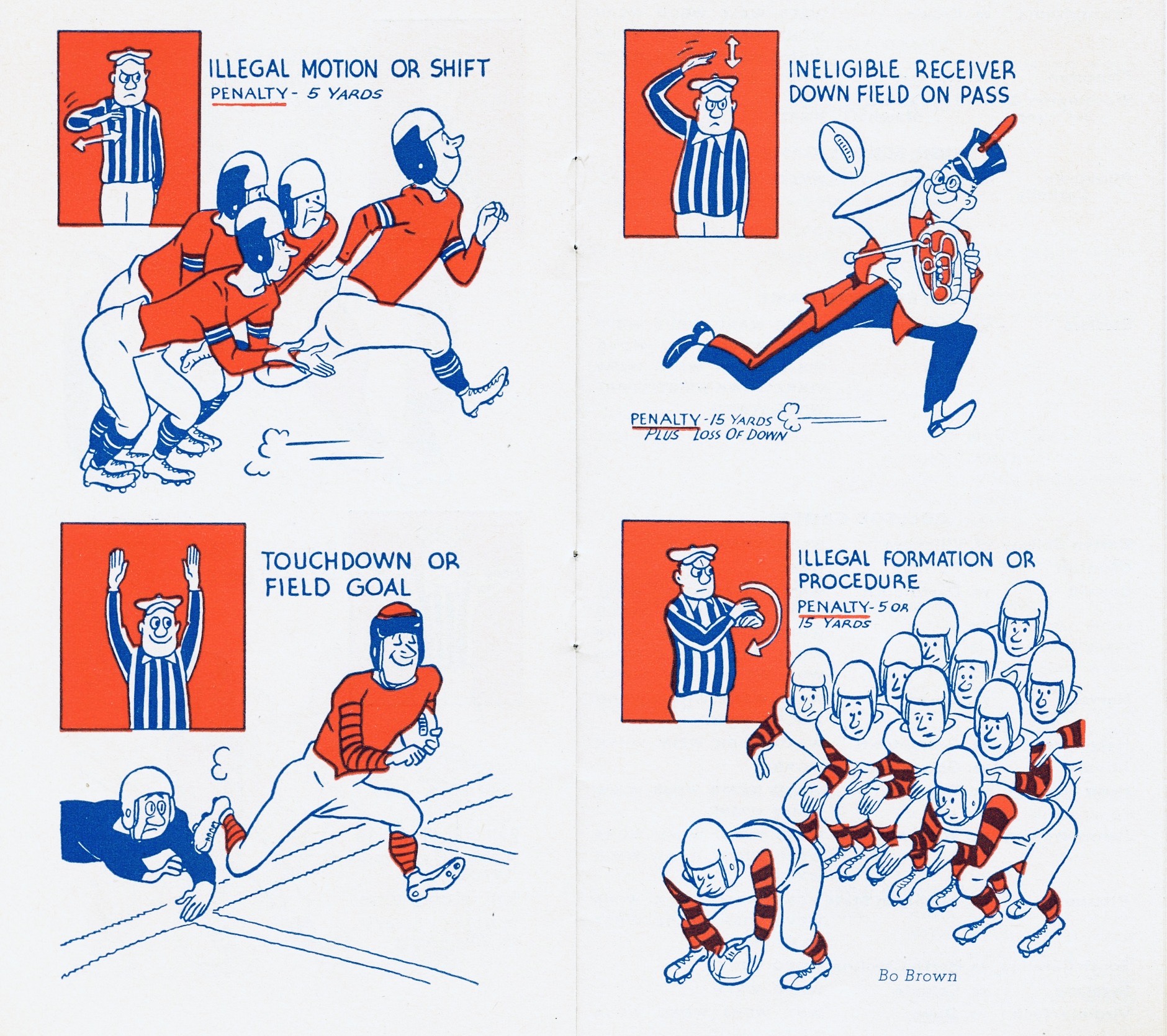 The Art of Football Officials' Signals