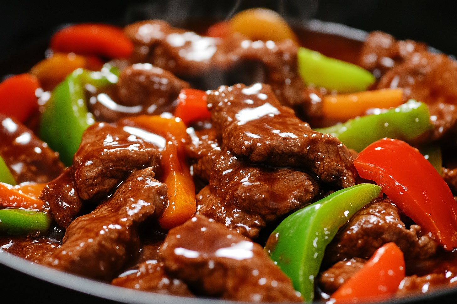 Beef in garlic sauce - by Sophie - Essen Recipes