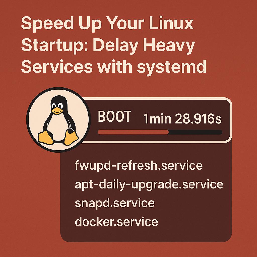 Speed Up Your Linux Startup: Delay Heavy Services with systemd