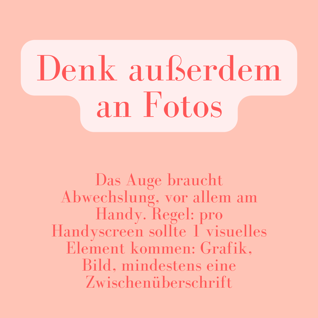 Der fast perfekte Info-Text - by Anne-Kathrin Gerstlauer