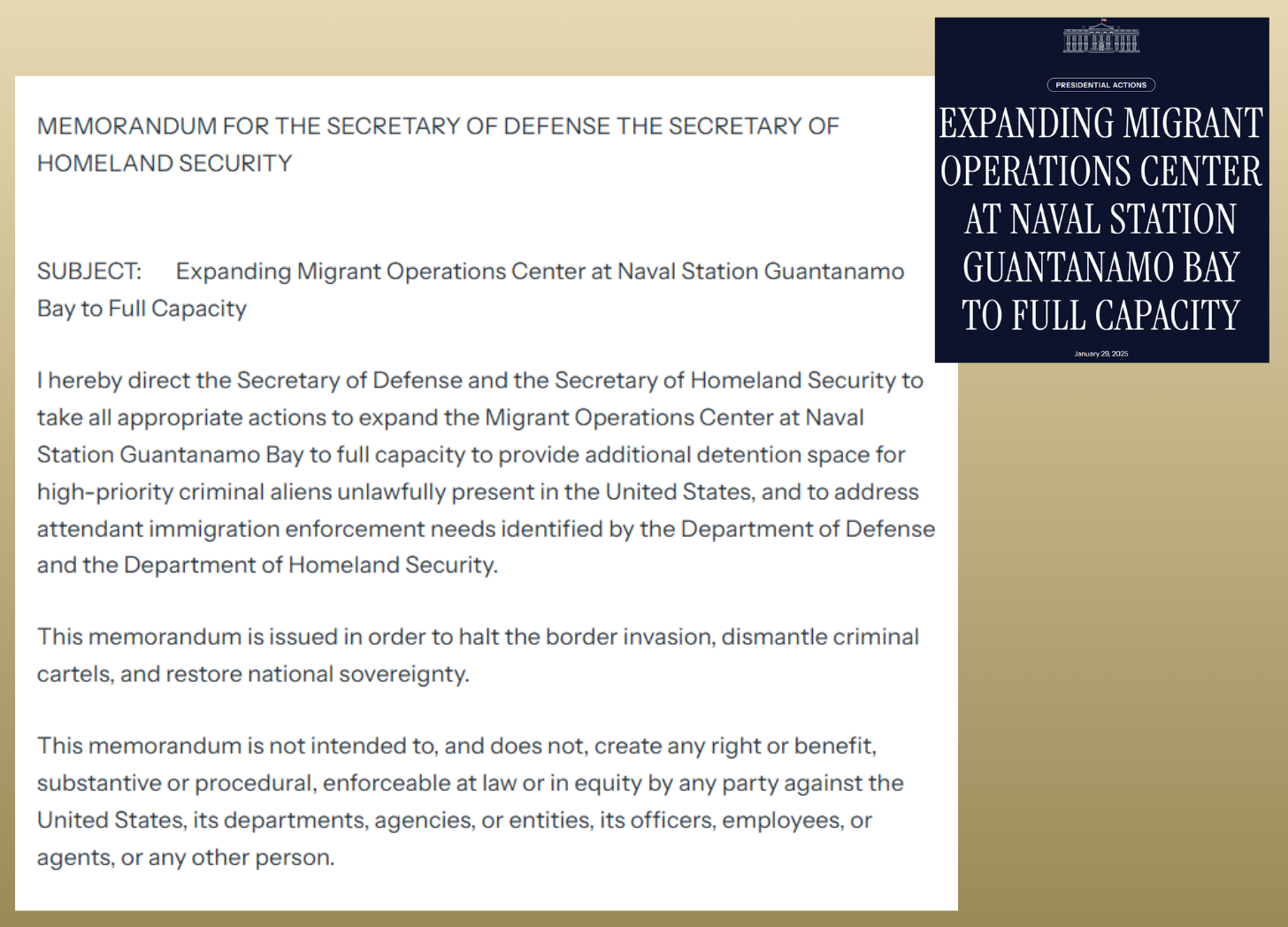 GTMO Unveiled: Trump’s Memo, National Sovereignty, and the Y.M.C.A ...