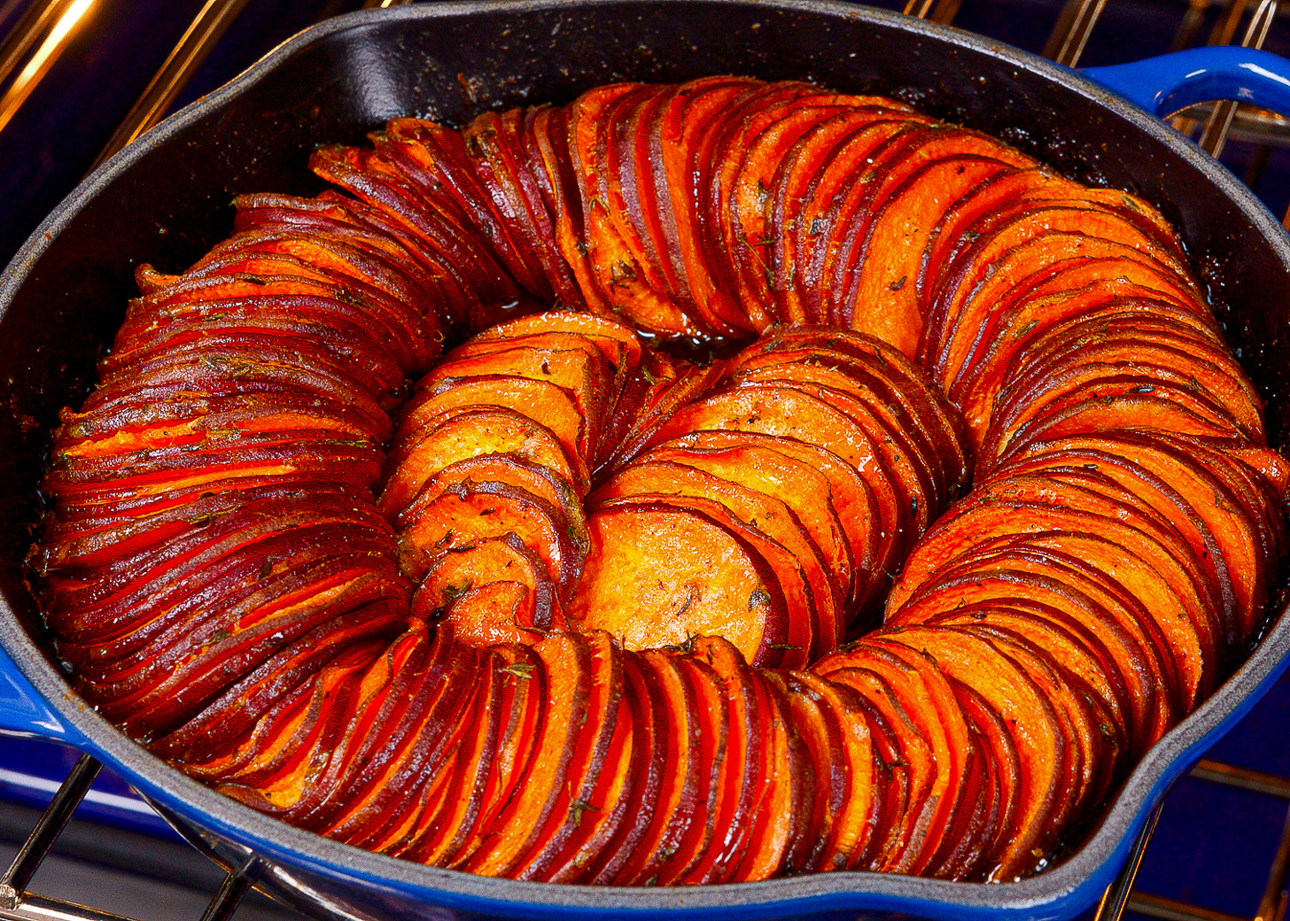 Baked sweet potato “flower” - by Sophie - Essen Recipes