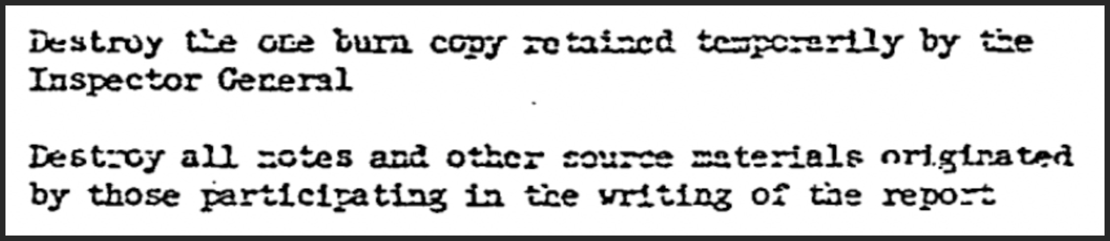 Trail of Destruction, Pt. 10: CIA Orders Incineration of Assassination ...