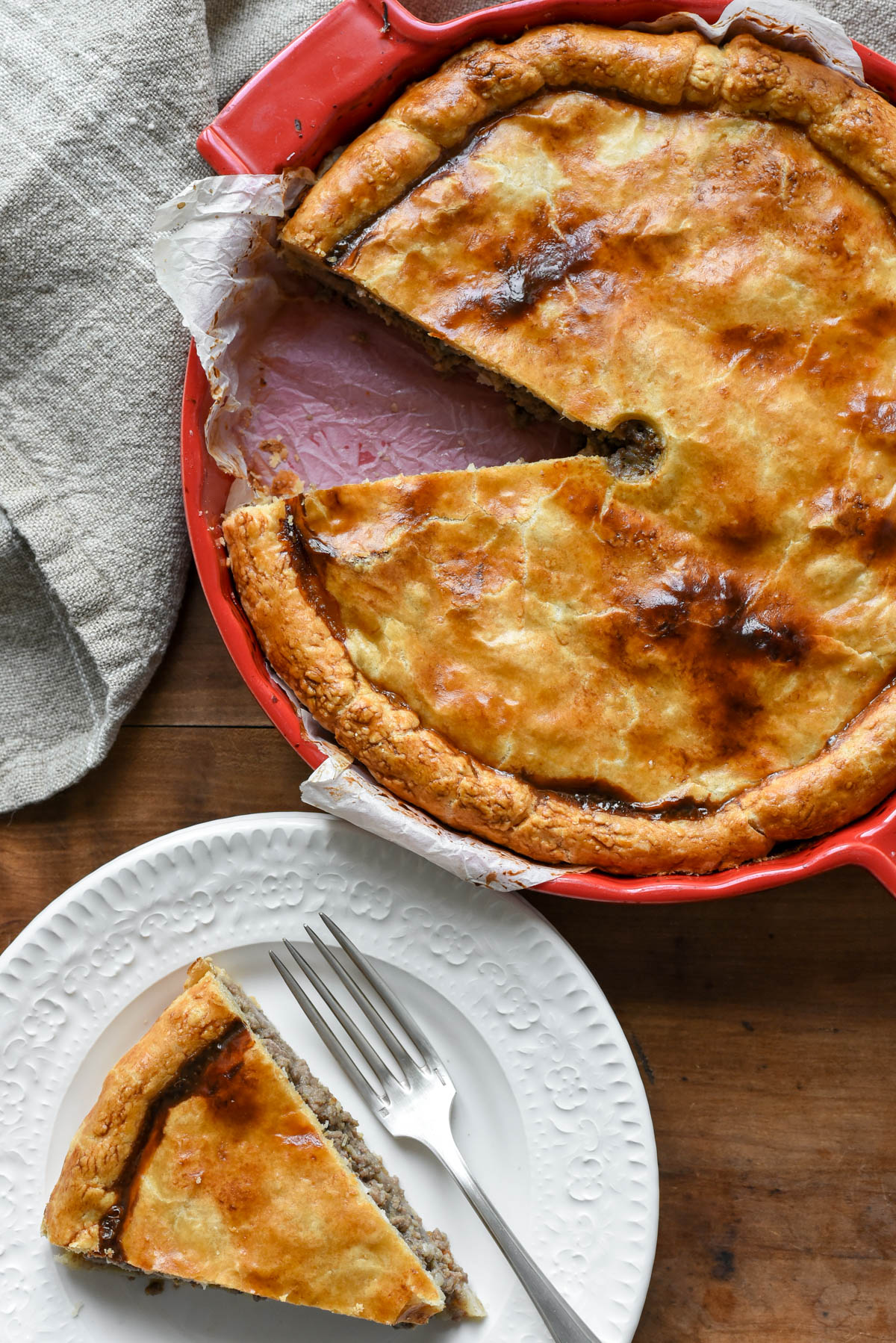 Tourtière (French Canadian Meat Pie) - by Audrey Le Goff
