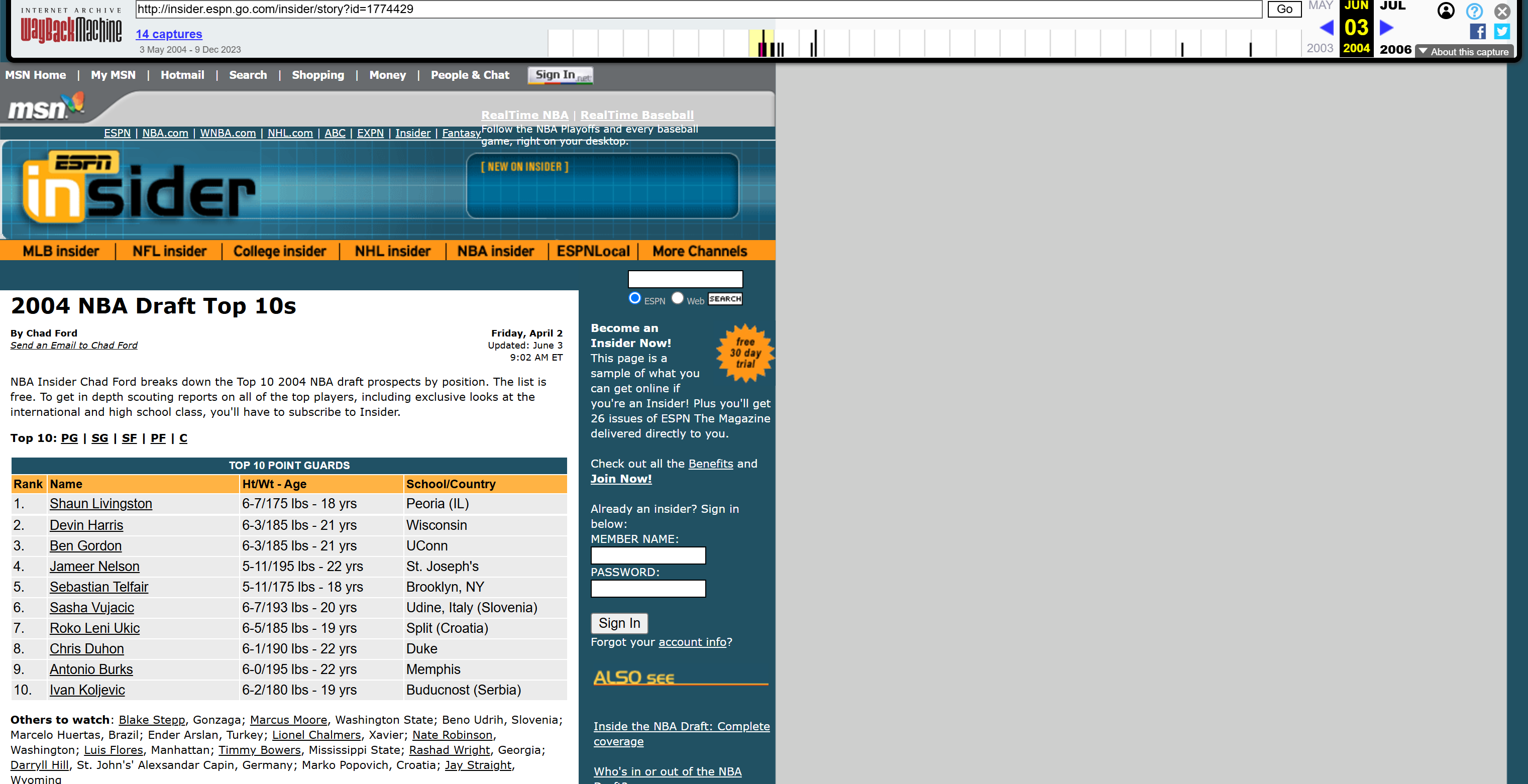 Scraping Historical Data From the Wayback Machine