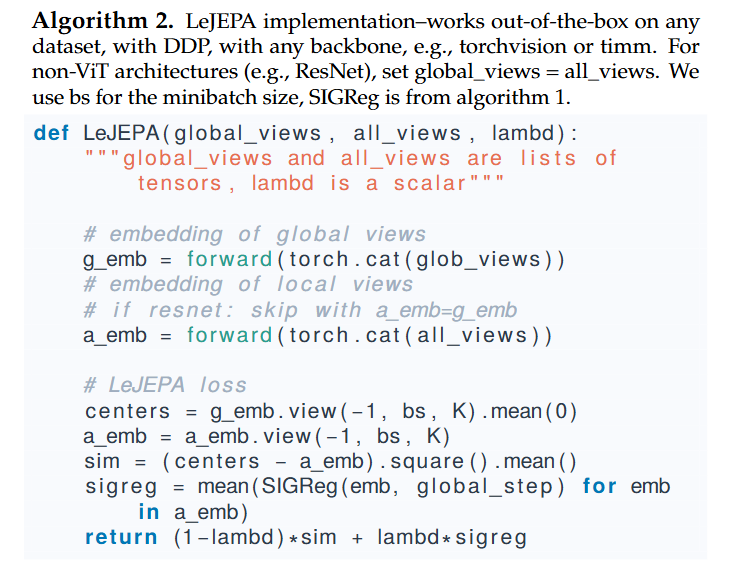 LeJEPA: Provable and Scalable Self-Supervised Learning Without the Heuristics