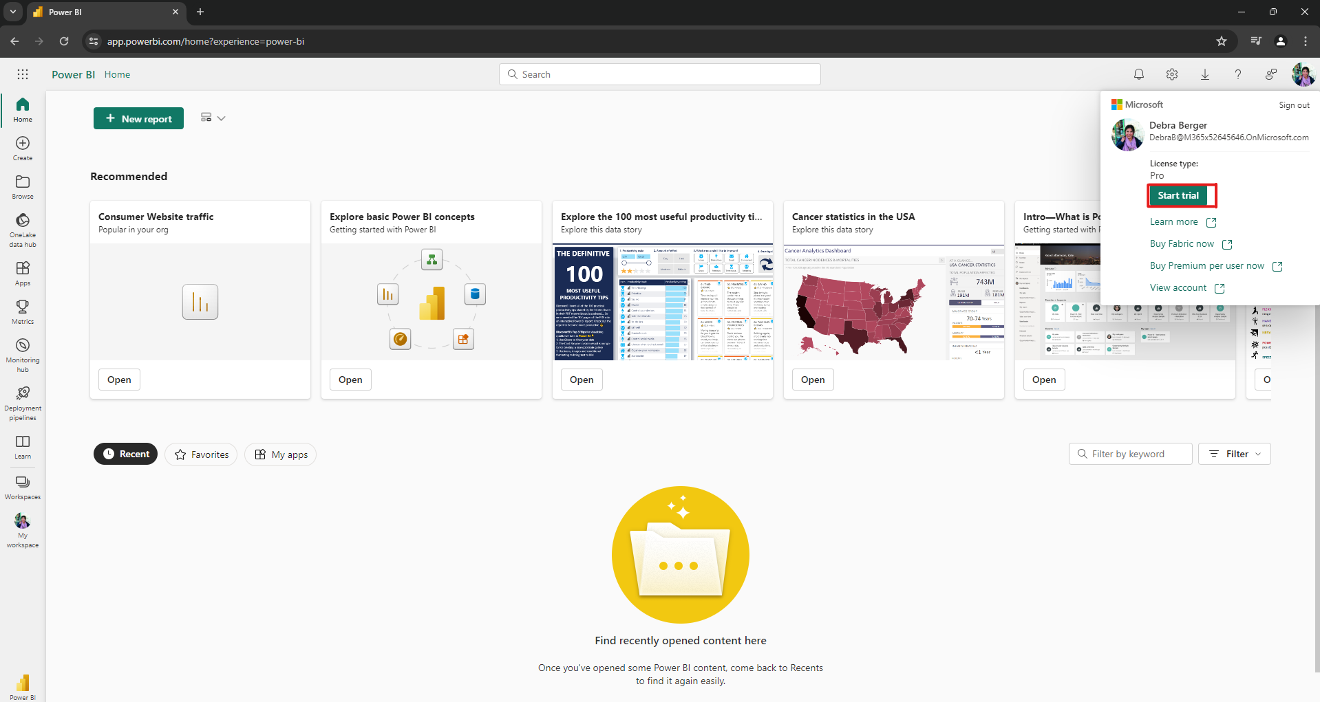 Getting Started with MS Fabric: Enabling and Activating the Trial in ...