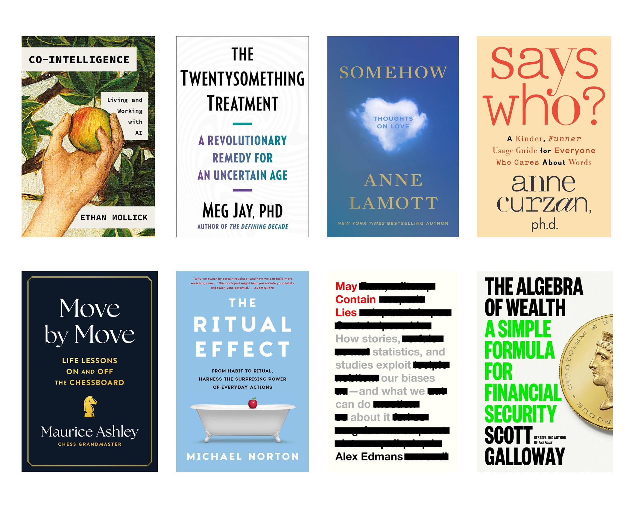 The 8 New Idea Books to Start Spring - by Adam Grant
