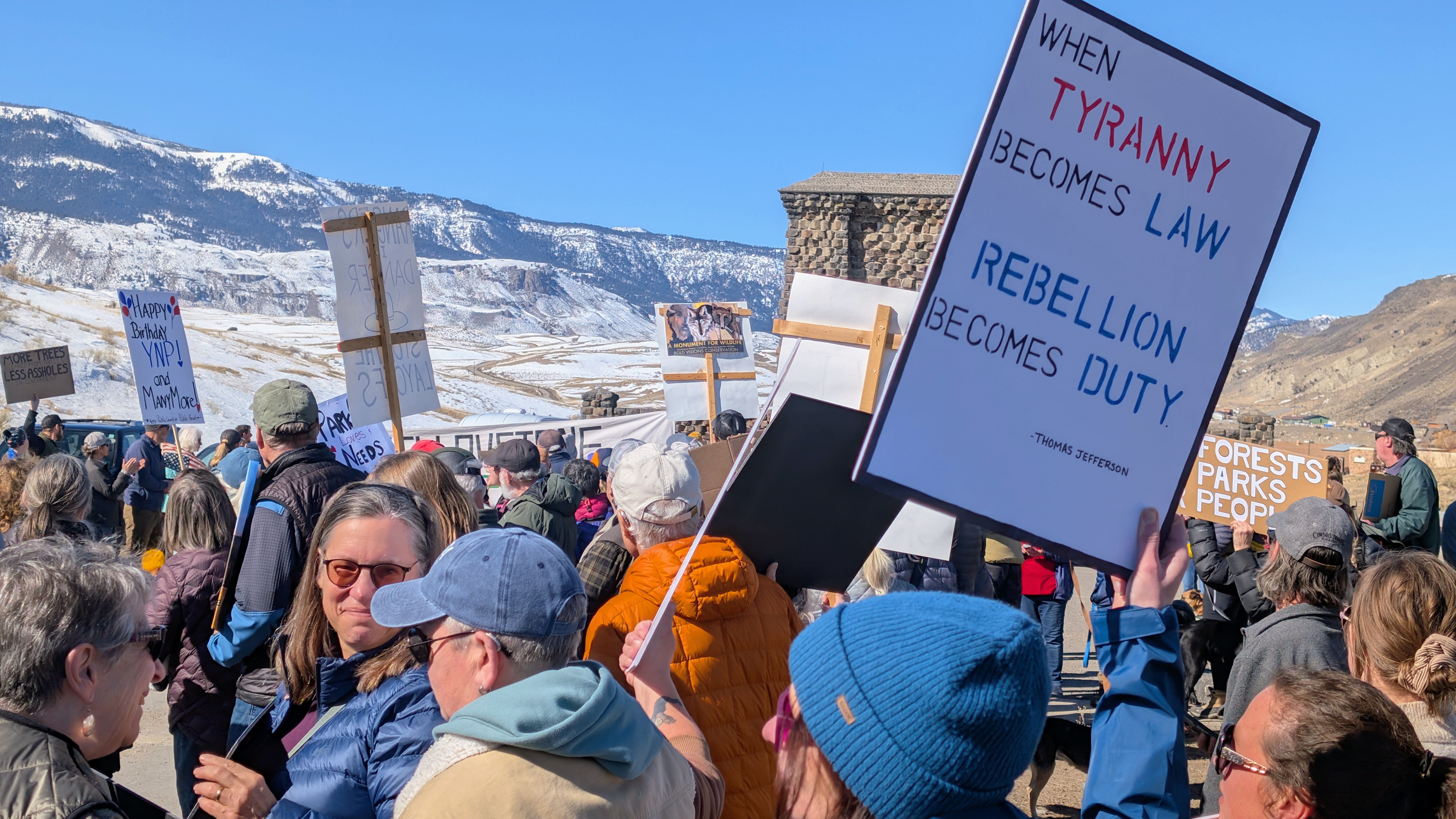 First Nationwide Protect Our Parks Demonstrations A Success