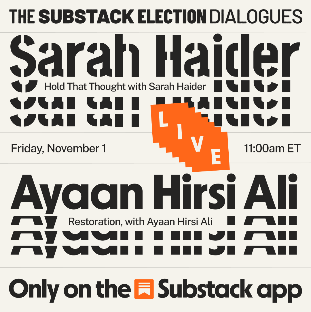 Hold That Thought by Sarah Haider | Substack