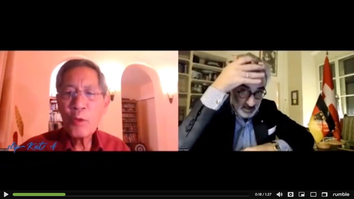 Profiles in Courage: Prof. Dr. Sucharit Bhakdi – The Burning Platform