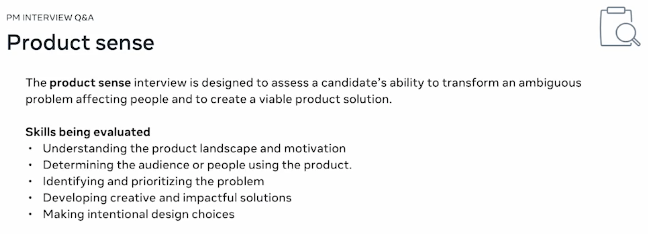 Master the Product Sense Interview - by Aakash Gupta