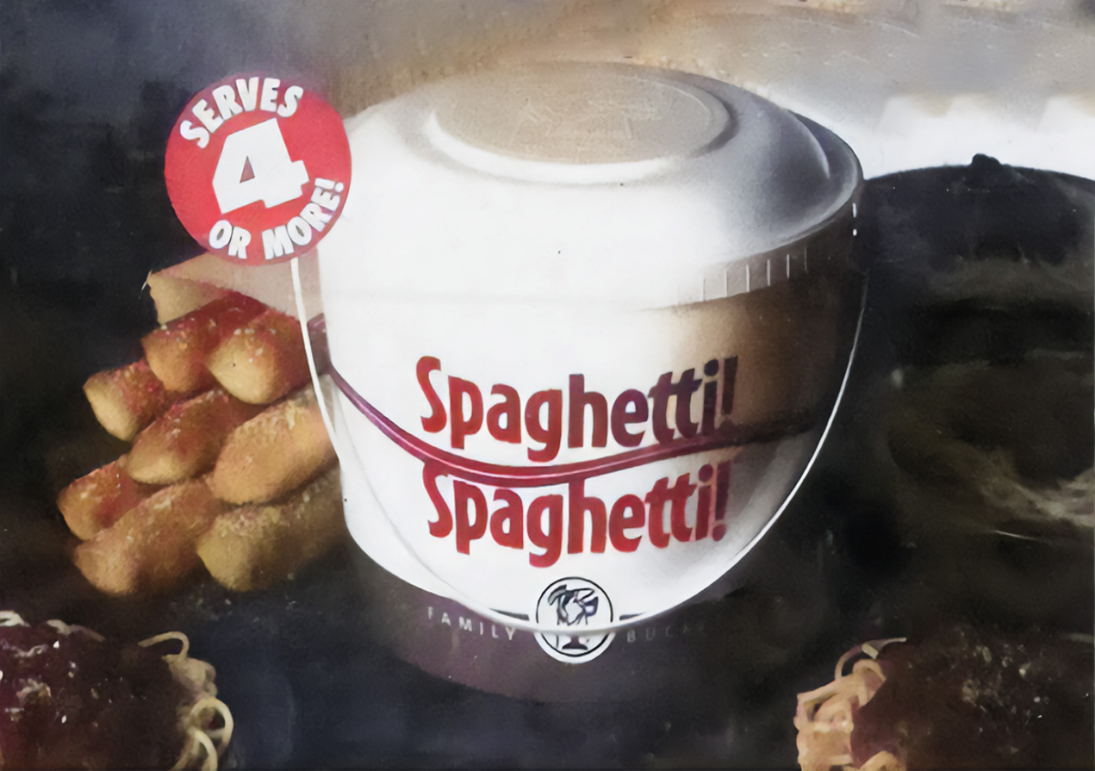Little Caesars Big! Big! Spaghetti Bucket - The Retroist