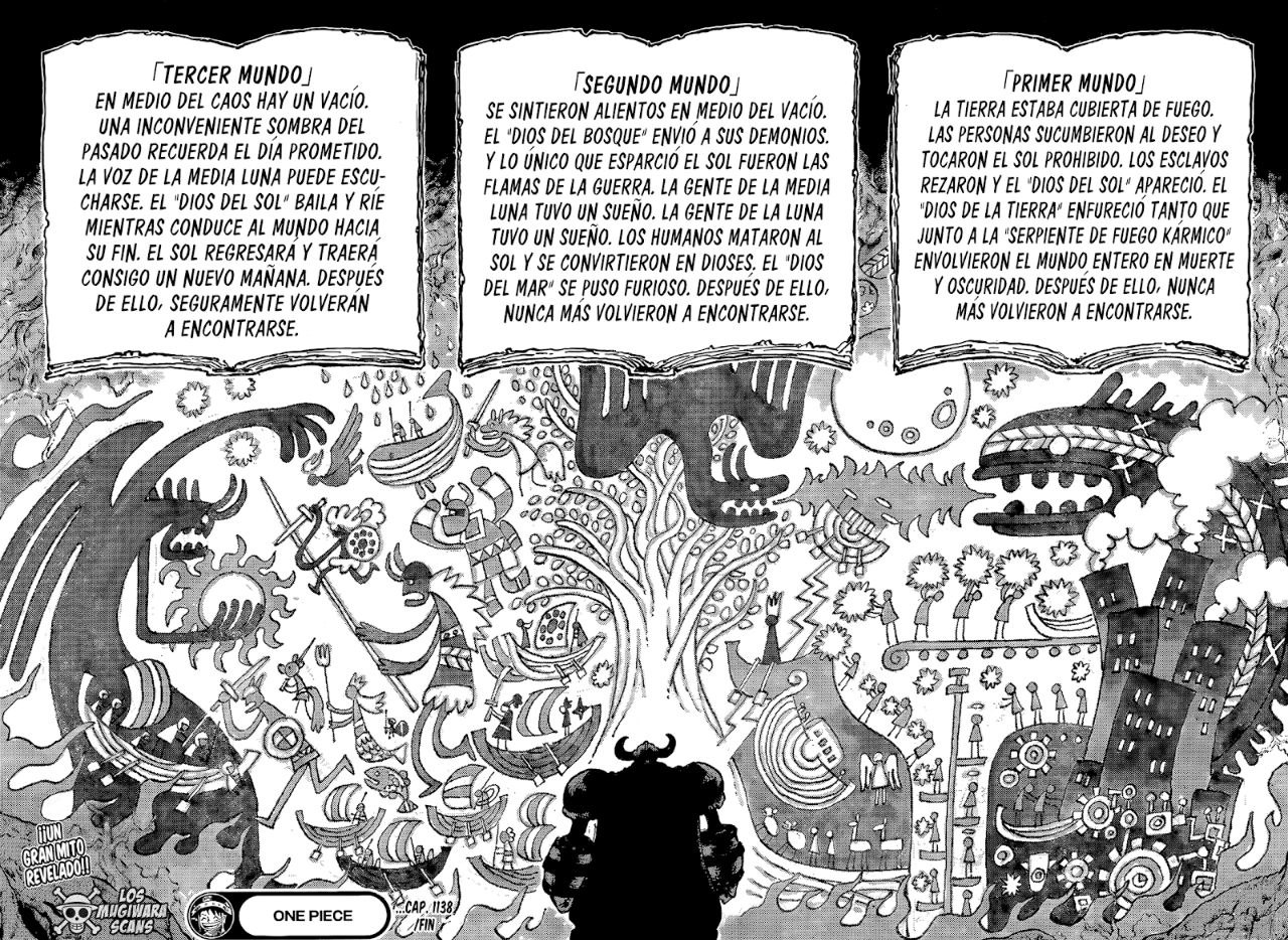 One Piece: murales, textos y teorías del capítulo 1138. Parte 1