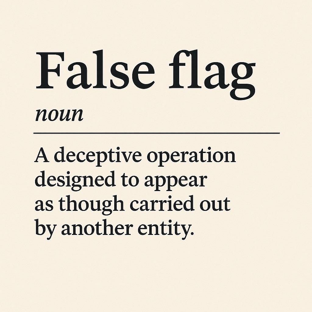 What Is a False Flag—and Why It Matters Right Now
