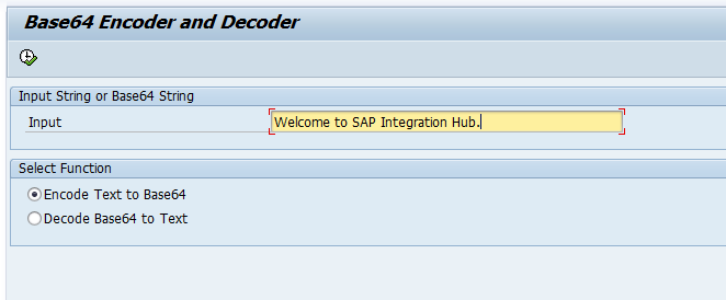 Base64 Encoding and Decoding in SAP ABAP
