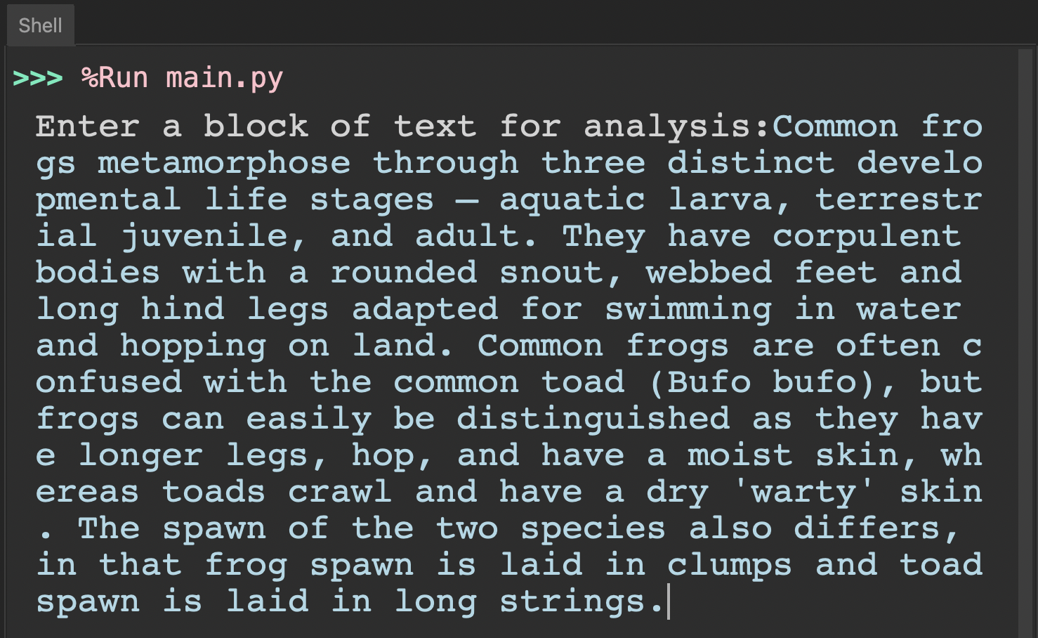 Build a Text Analyzer with Python - by Ardit Sulce