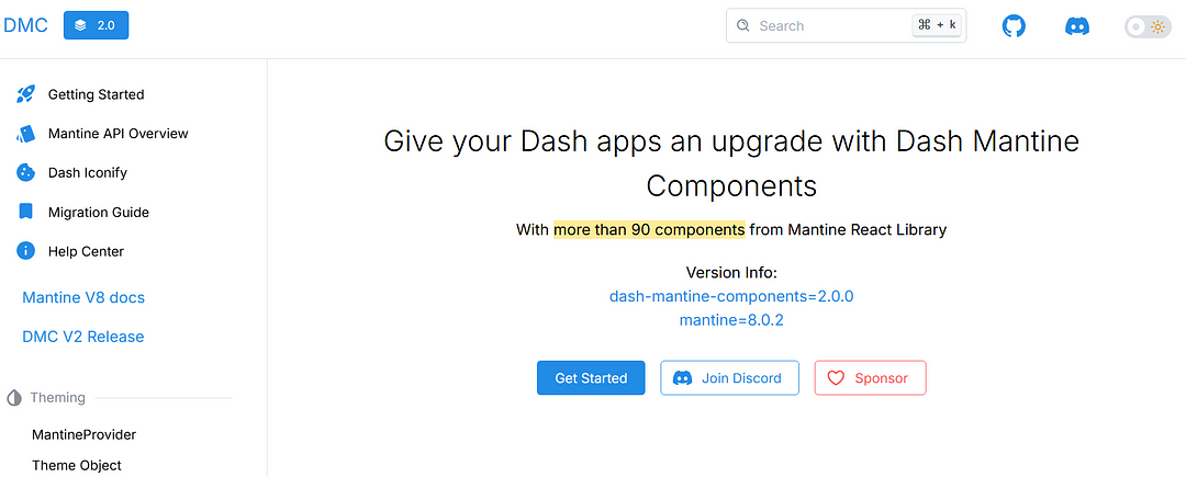 Build the Coolest Plotly Dashboards with the Dash Mantine Components Library