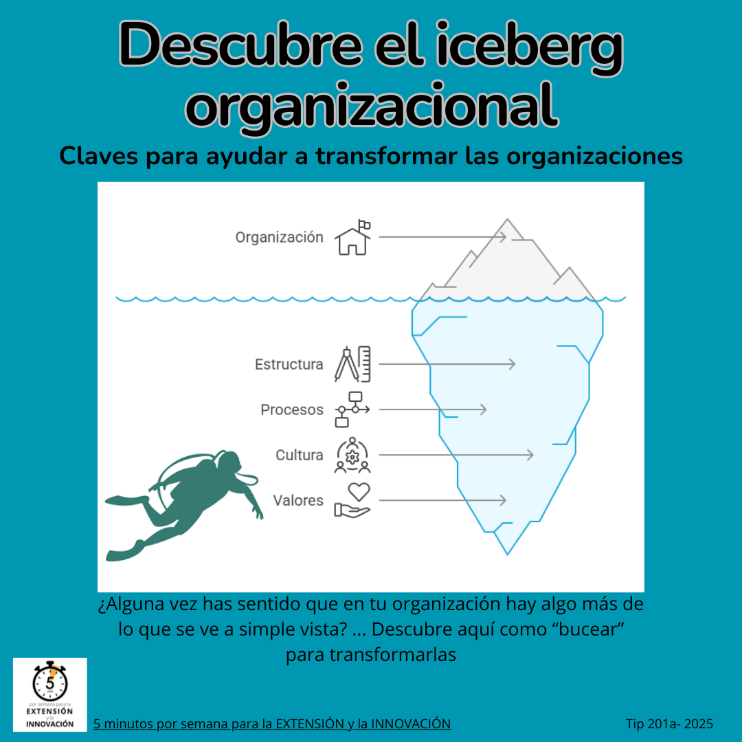 Descubre el ICEBERG ORGANIZACIONAL. Herramientas para ayudar a ...
