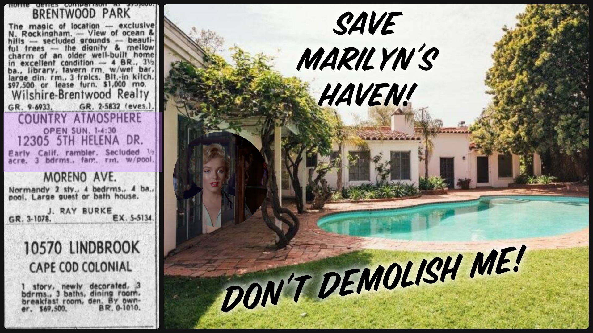 Saving Marilyn Monroe's house [updated]